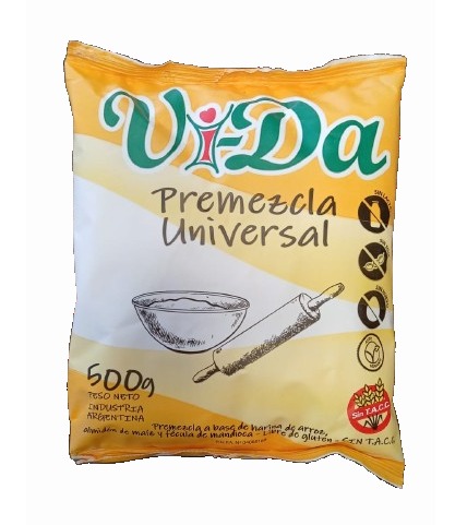 Conseguí Premezcla Universal Sin Gluten «Vi-Da» ~ 500gr y mucho más en ...